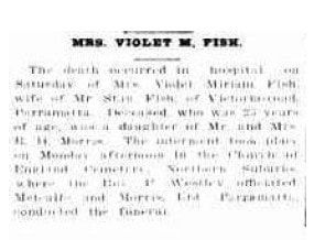VIOLET MIRIAM MORRIS